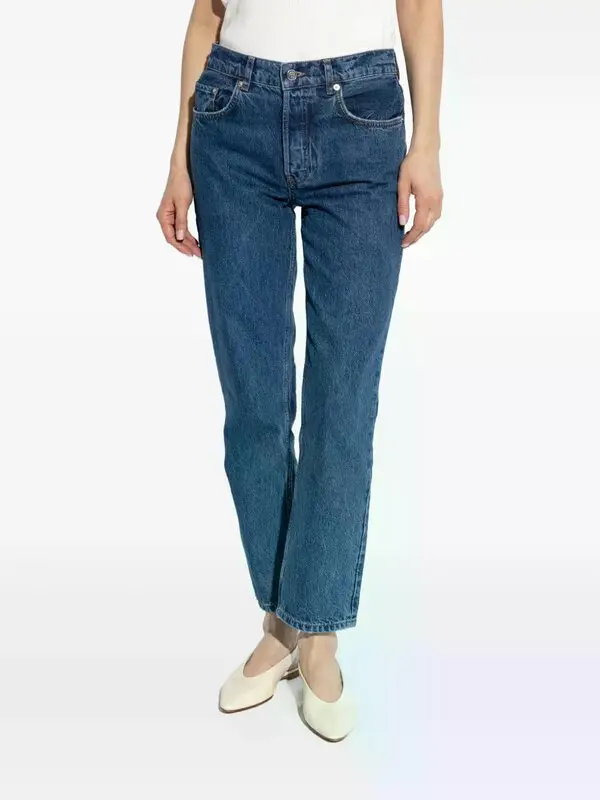 ANINE BING Indigo Cropped Jeans