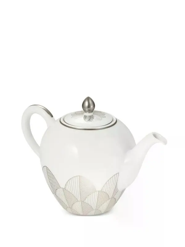 Christofle Round Teapot - White