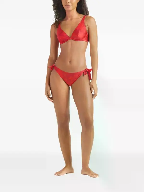 Vilebrequin Flower Power Bikini Bottom - Red