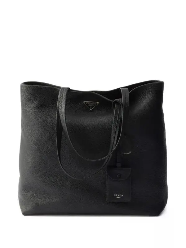 Prada Leather Tote - Black