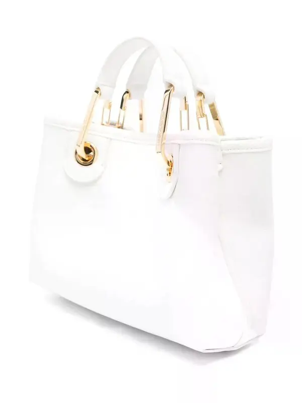 Emporio Armani Logo-tag Tote - White