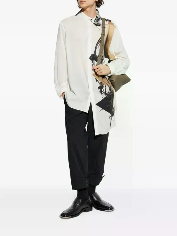 Yohji Yamamoto Cotton-blend Trousers