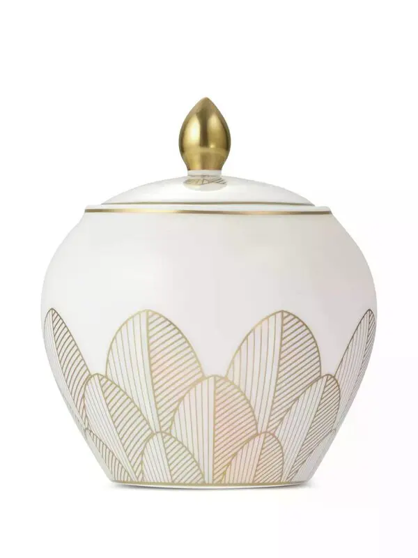 Christofle Malmaison Covered Sugar Bowl - White