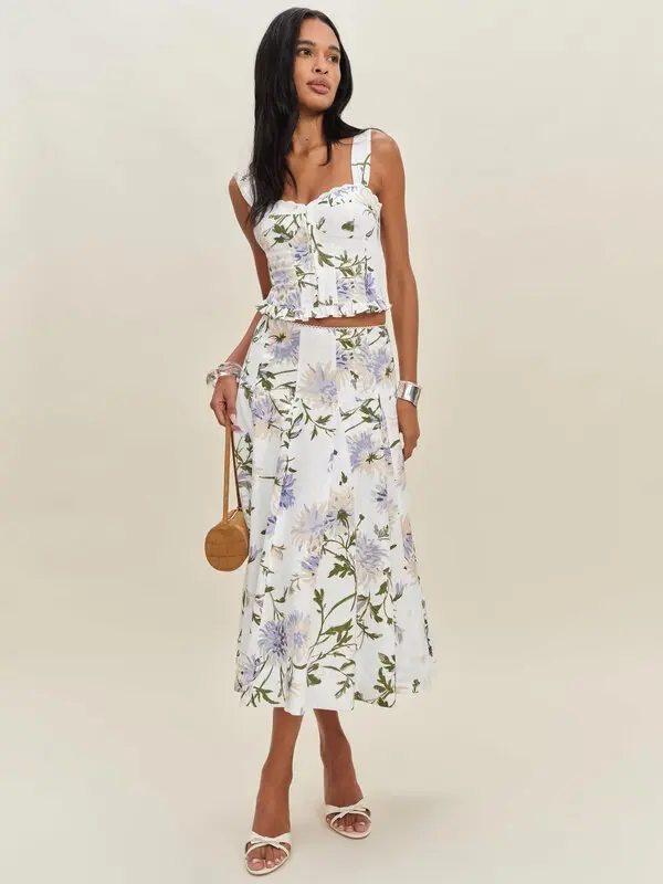 REFORMATION Anatolia Linen Two Piece