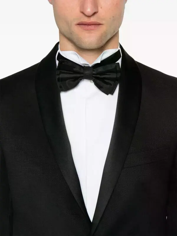 Tagliatore Satin-trim Suit