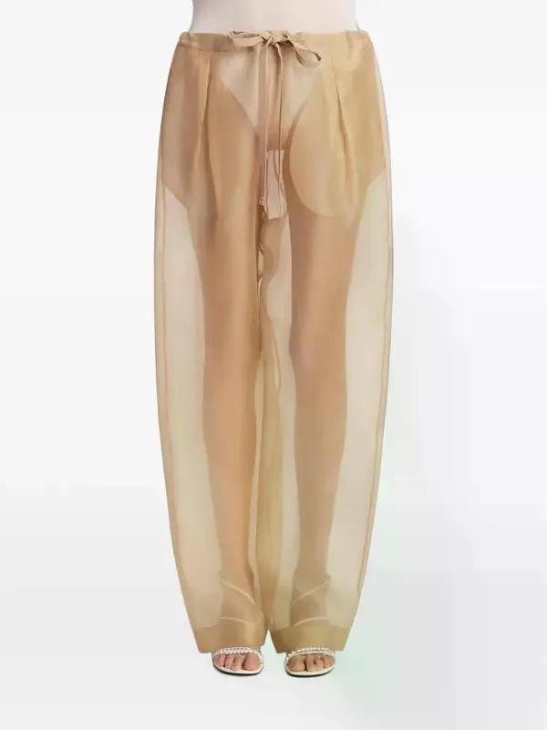 Khaite Trenton Trousers - Neutrals