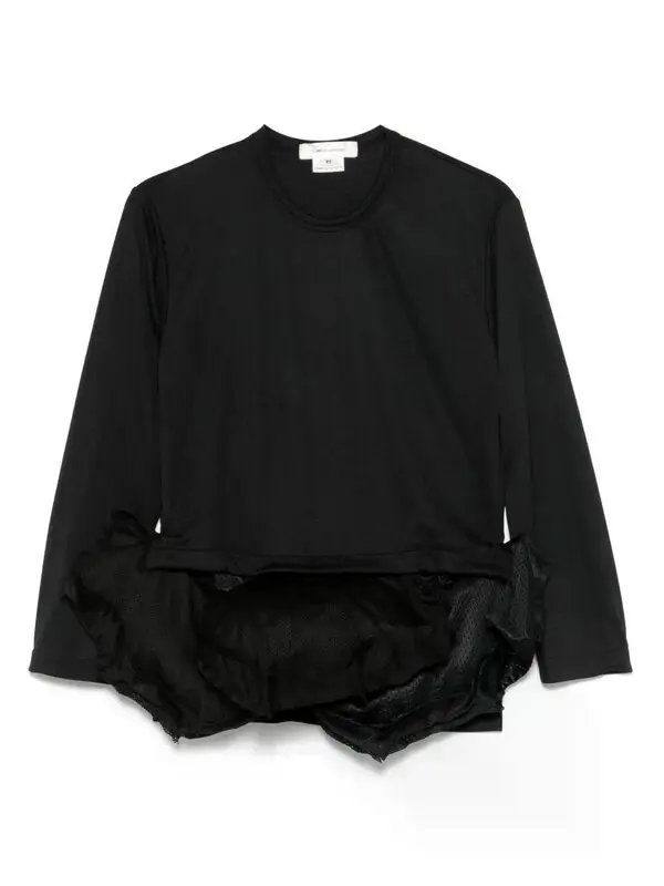 Comme Des Garçons Padded-hem Top