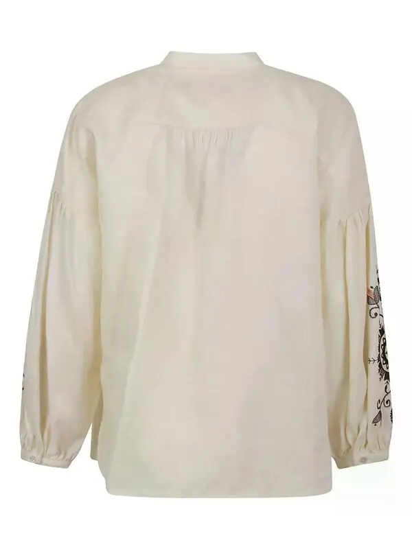 Max Mara Embellished Sleeve Blouse