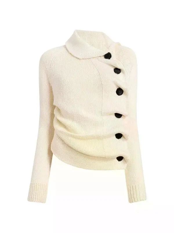 Khaite Lorrai Cardigan - Neutrals