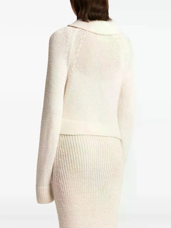 Khaite Lorrai Cardigan - Neutrals