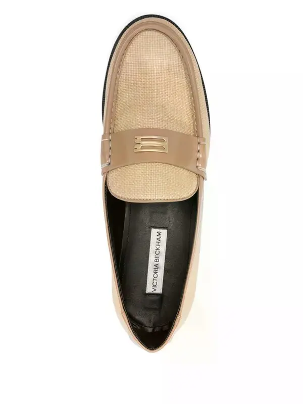 Victoria Beckham Logo-plaque Loafers