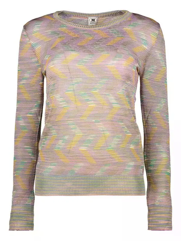 Missoni Zigzag-pattern Jumper - Pink