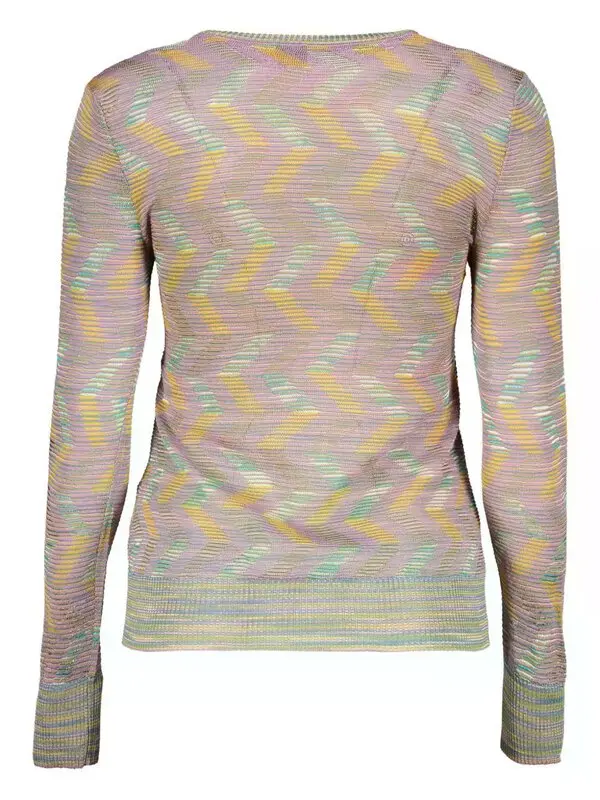 Missoni Zigzag-pattern Jumper - Pink