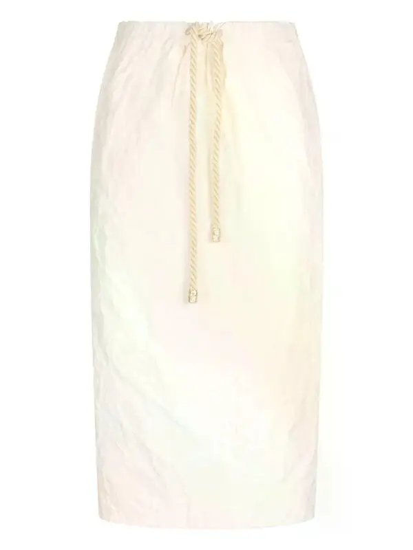 Roberto Cavalli Cotton Pencil Skirt - Neutrals