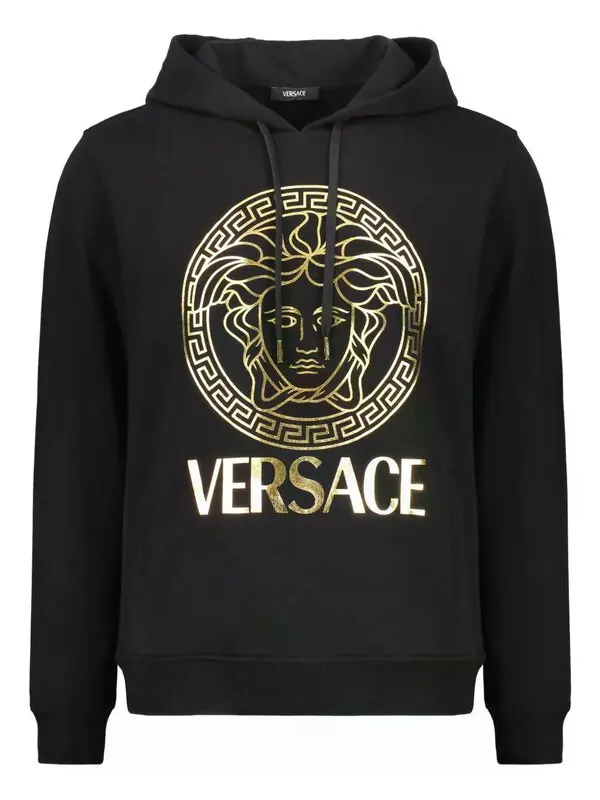 Versace Cotton Hoodie - Black