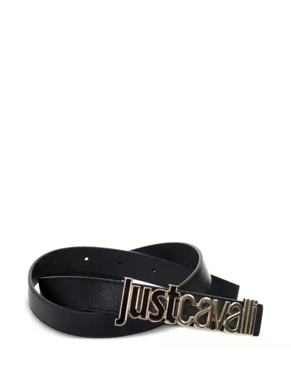 Just Cavalli Logo Buckle Belt - Black - 25% Off | Editorialist display picture 2