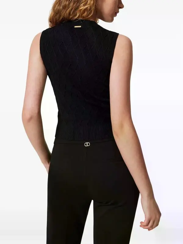TWINSET Lozenge-pattern Tank Top