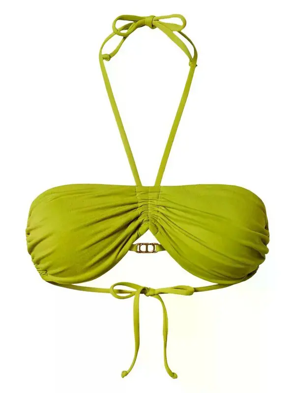 TWINSET Bandeau Bikini Top - Green