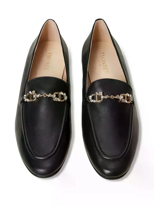 TWINSET Logo-plaque Loafers