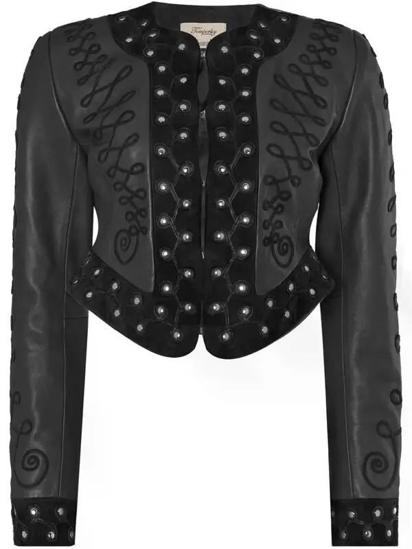 TEMPERLEY LONDON Pablo Leather Jacket - Black