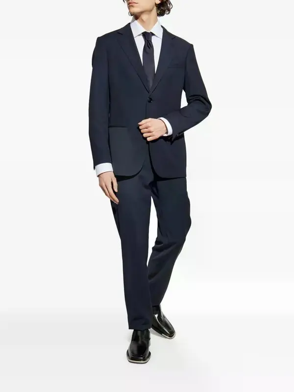 Giorgio Armani Wool-blend Suit - Blue