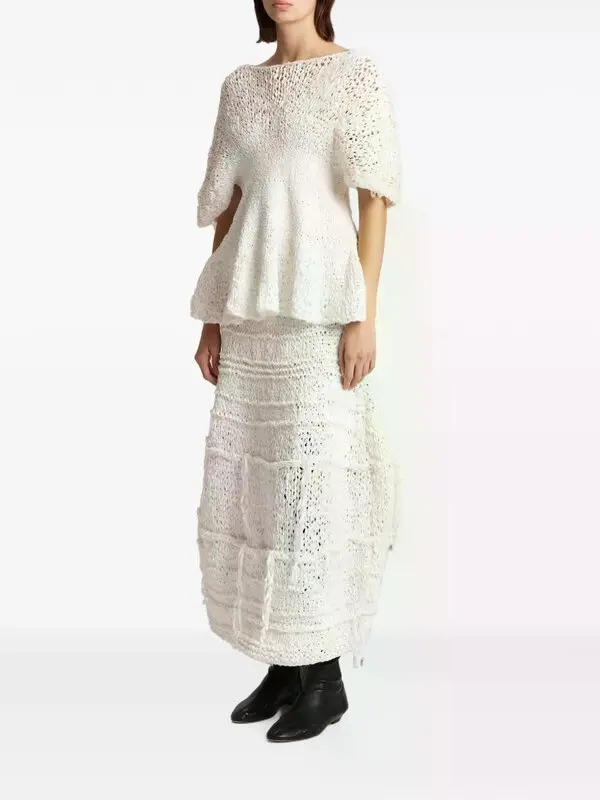 Khaite Mathilde Top - White