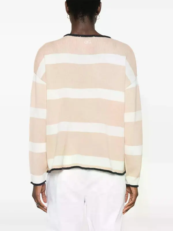 ABSOLUT CASHMERE Carmen Striped Sweater