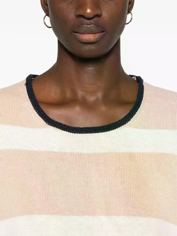 ABSOLUT CASHMERE Carmen Striped Sweater