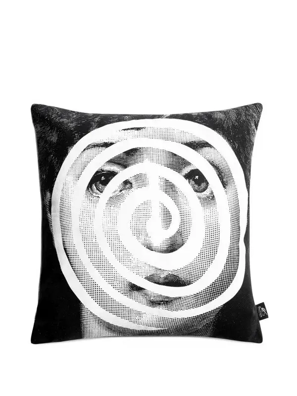 FORNASETTI Tema E Variazioni N. 18-297 Cushion - Black