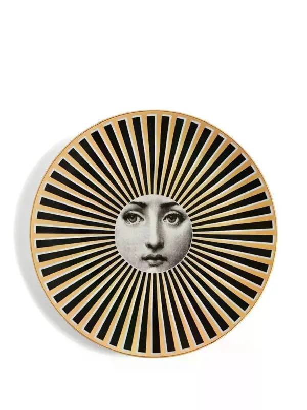 FORNASETTI Tema E Variazioni N.247 Wall Plate - Black