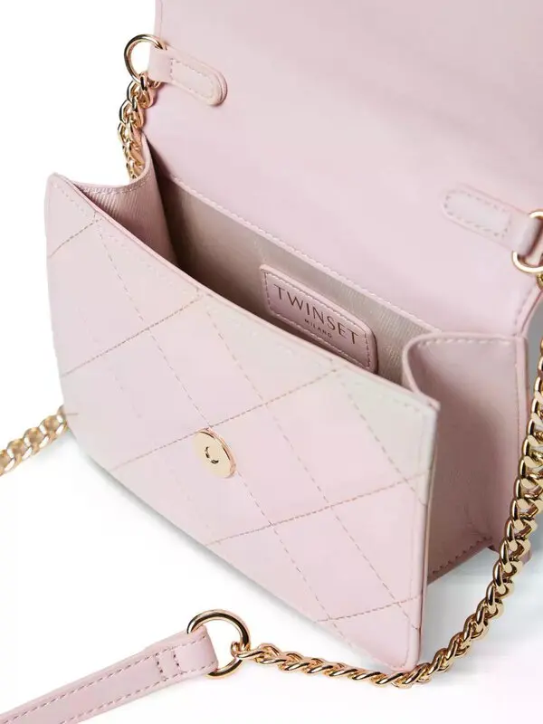TWINSET Quilted Shoulder Bag - Pink