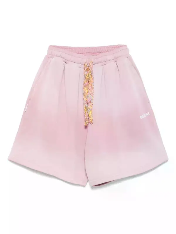 BONSAI Spray Track Shorts - Pink