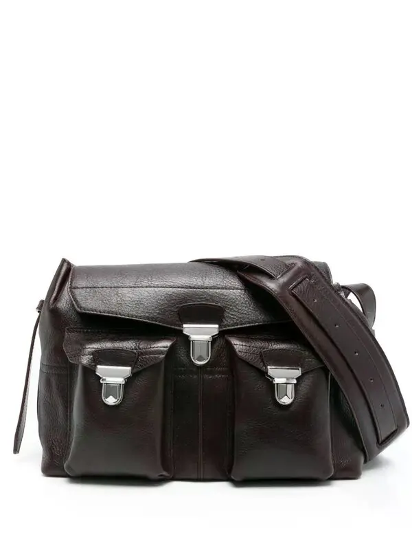 LEMAIRE Medium Gear Crossbody Bag - Brown