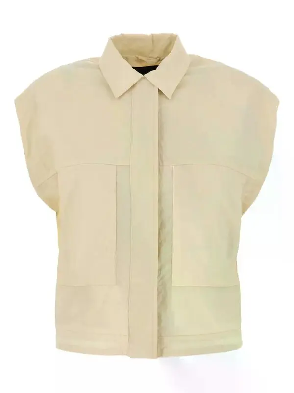 Herno Panelled Vest - Neutrals