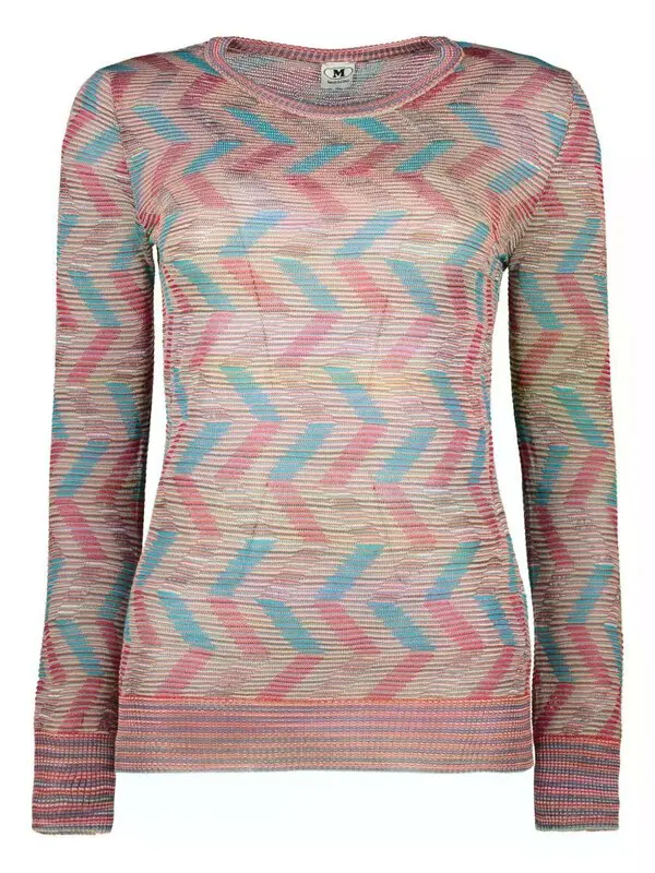 Missoni Zigzag-pattern Jumper - Pink