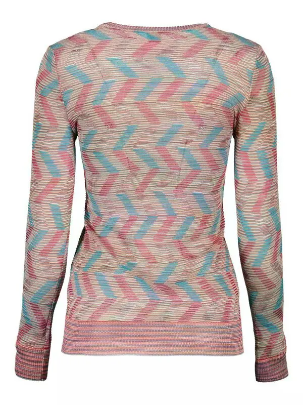Missoni Zigzag-pattern Jumper - Pink
