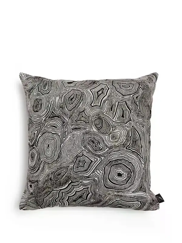 FORNASETTI Malachite Outdoor Cushion - Black