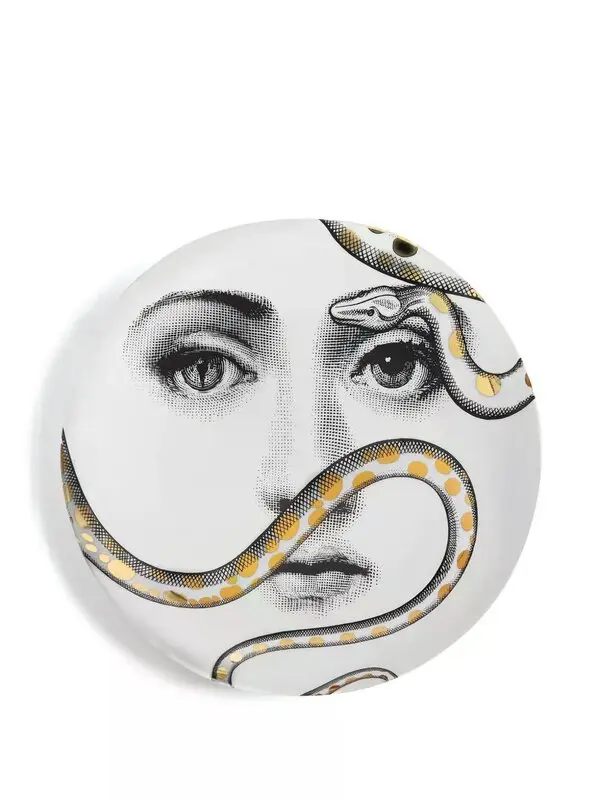 FORNASETTI Tema E Variazioni N.409 Wall Plate - White