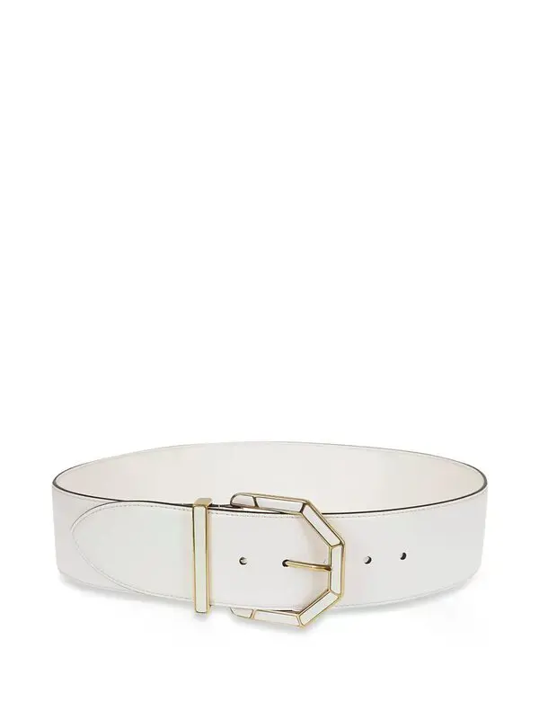 Etro Geometric-buckle Belt - Neutrals