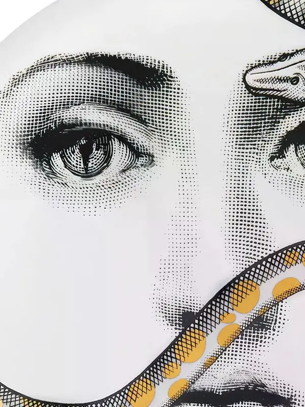 FORNASETTI Tema E Variazioni N.409 Round Box - White
