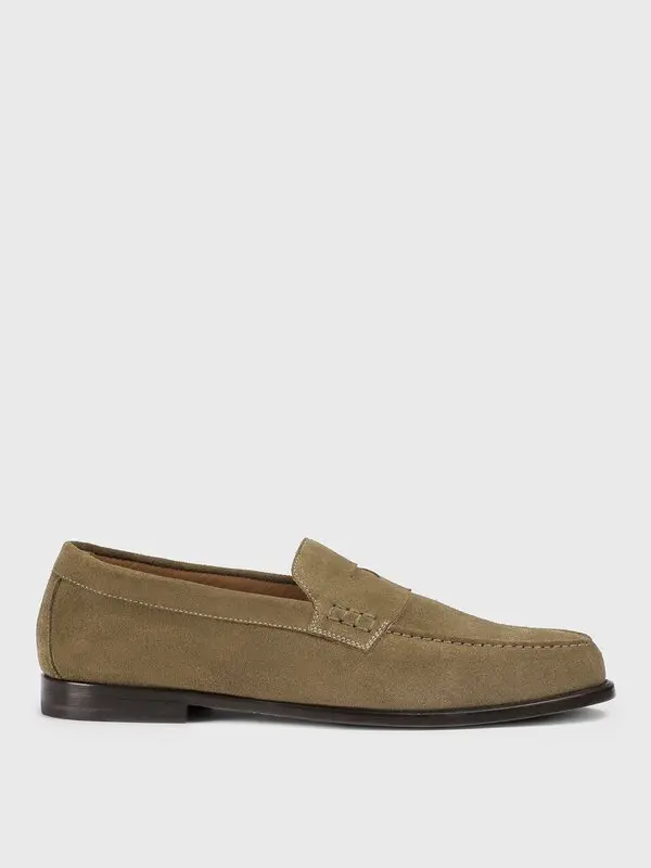 DOUCAL'S Suede Loafers - Mud
