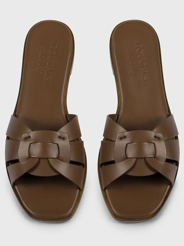 DOUCAL'S Heeled Sandal - Brown