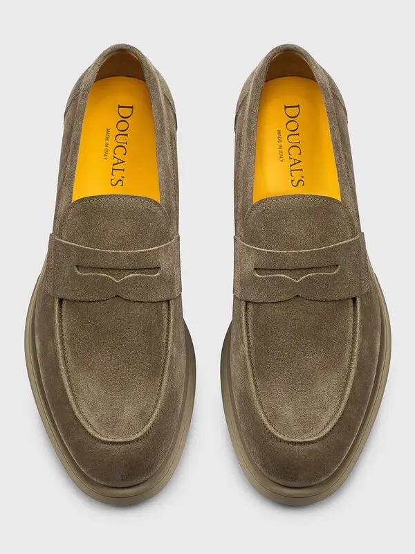 DOUCAL'S Suede Loafers - Cocoa