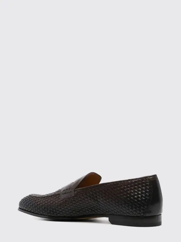 DOUCAL'S Woven Loafers - Brown