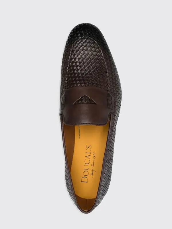 DOUCAL'S Woven Loafers - Brown
