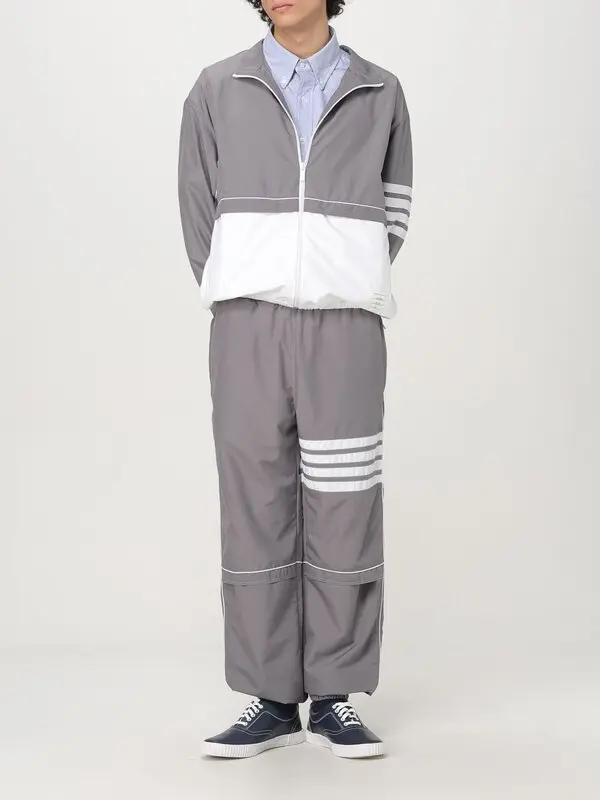 Thom Browne Four-bar Track Pants - Grey