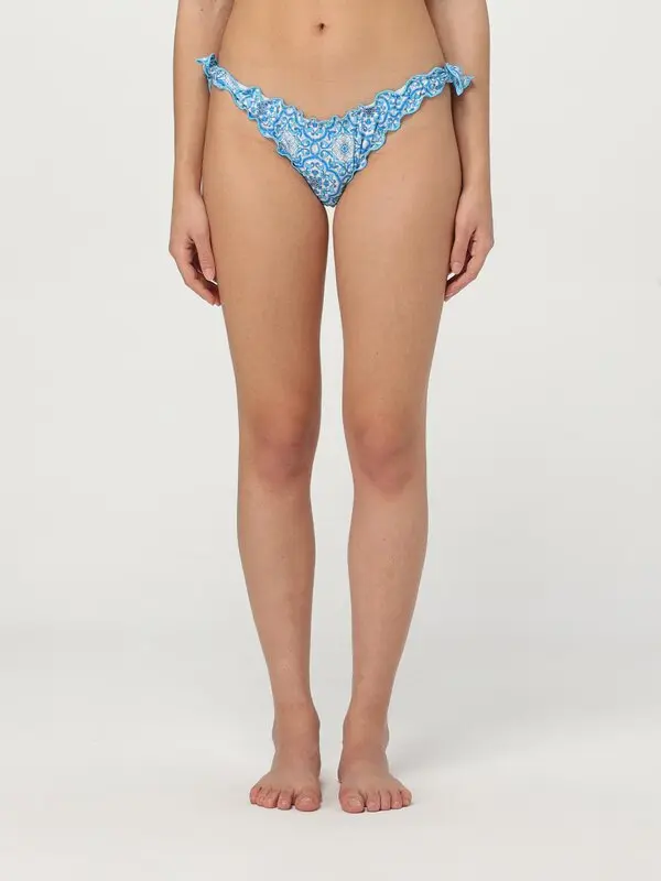 MC2 SAINT BARTH Bikini Bottom - Gnawed Blue