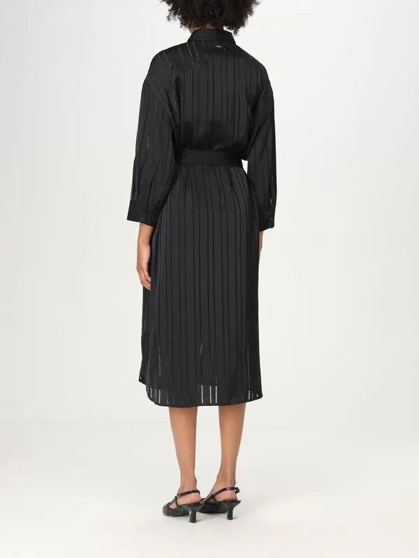 Armani Exchange Shirt Dress - Black | Editorialist