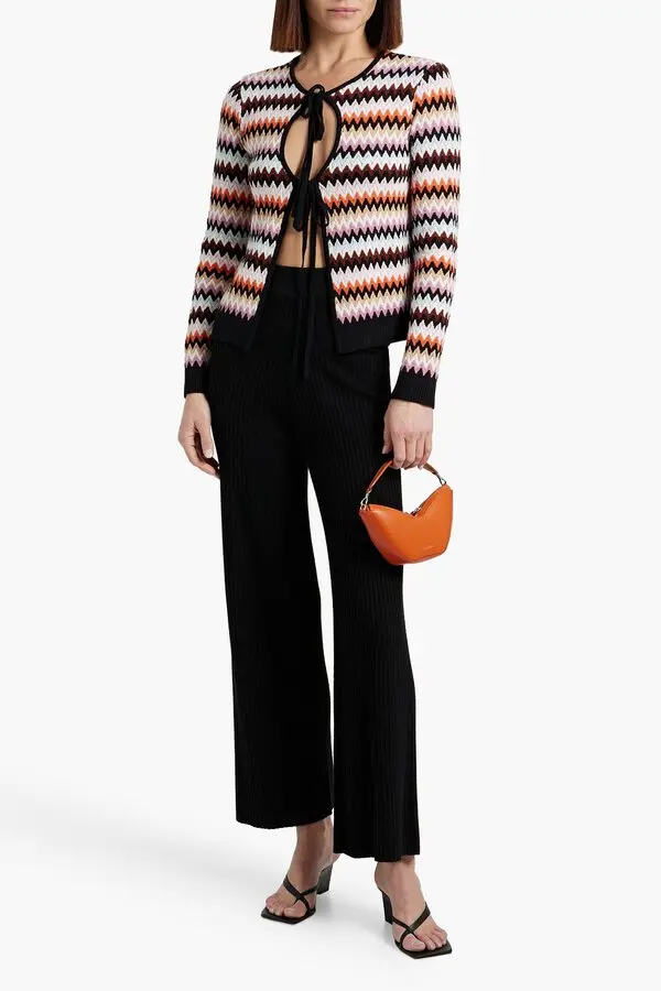Missoni Jacquard-knit Wool Cardigan