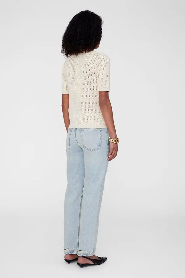 ANINE BING Crochet Alexis Sweater